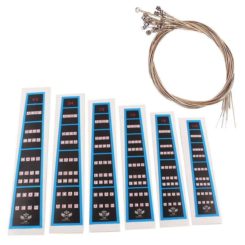 6Pcs Violin Practice Fingerboard Sticker Fret Fing... – Grandado