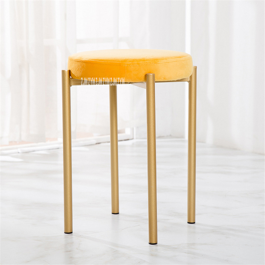 001 Simple Modern Bedroom Dressing Stool Flannelet... – Grandado