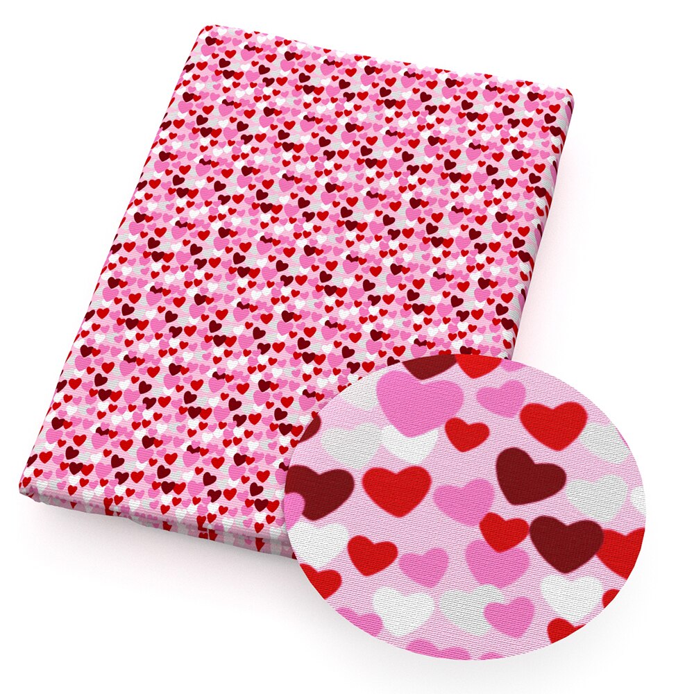 50*145cm Love Heart Cartoon Printed Polyester Cott... – Vicedeal