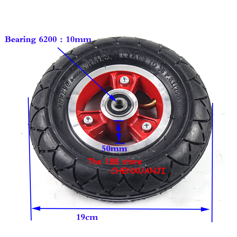 Mobility Scooter tire 200 x 50 (8x2) Solid Tire 20... – Grandado