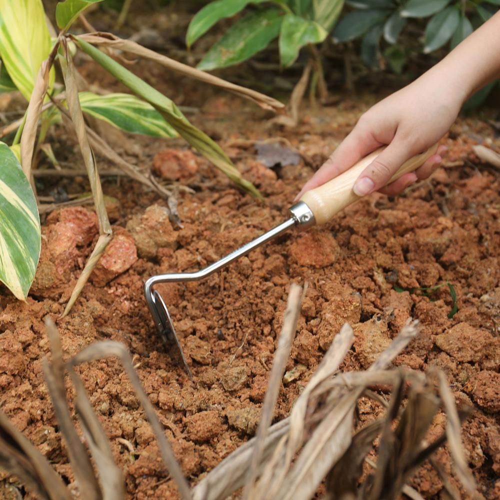 Wooden Handle Stainless Steel Hoe Vegetable Soil L... – Vicedeal Wooden Handle Stainless Steel Hoe Vegetable Soil L... – Vicedeal