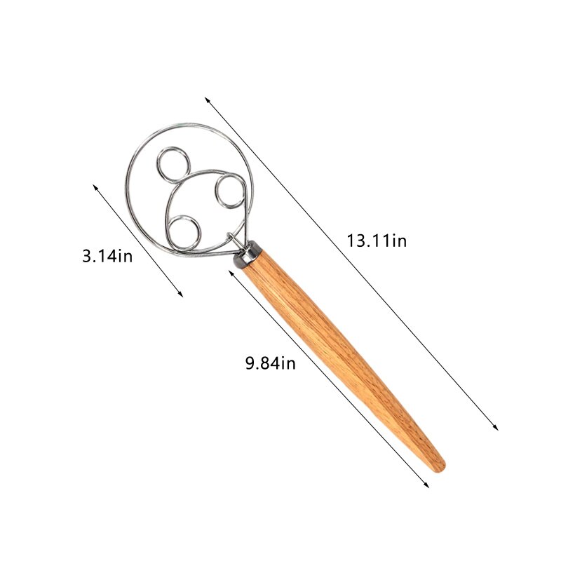 Deense Deeg Garde Grote Brood Mixer 3 Ring Deeg Mi... – Vicedeal