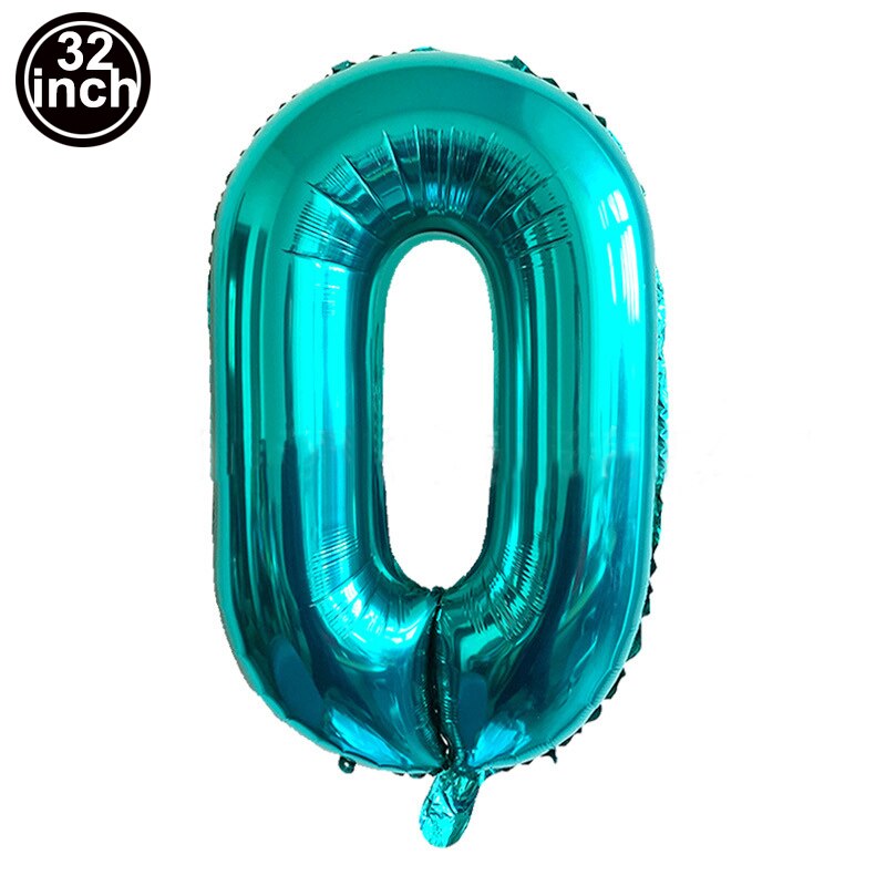 32inch Number Digital Balloons Cartoon Foil Helium... – Grandado