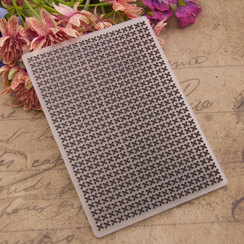 Cross Stitch Embossing Folders For Card Making Sup... – Grandado