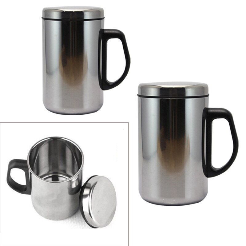 350/500ml Stainless Steel Double Wall Insulated Cu... – Grandado