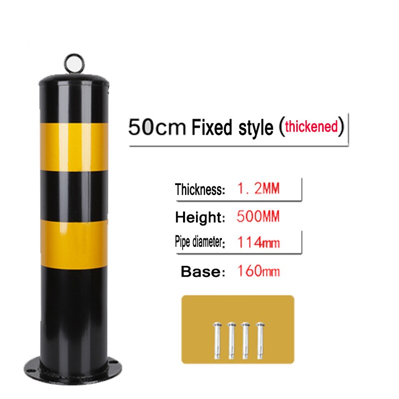 Steel pipe column fixed anti-collision column car column community ...