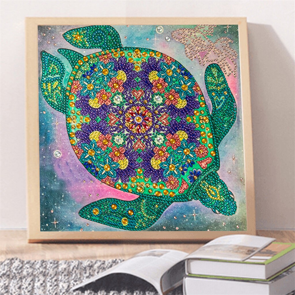 3D DIY Crystal Diamond Embroidery Sea Turtle Diamo... – Grandado