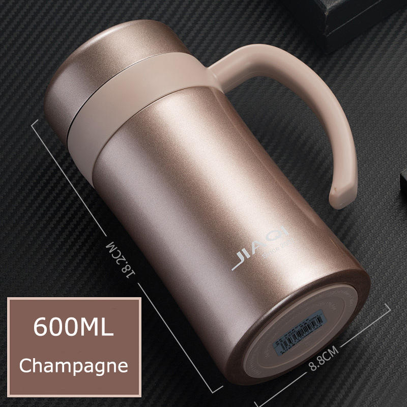 500/600ML Stainless Steel Vacuum Flasks Men Busine... – Vicedeal