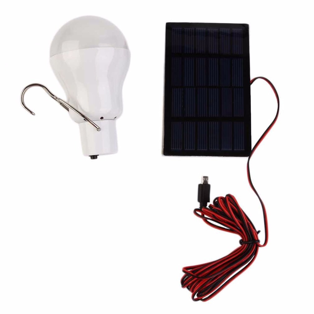 Bombilla LED Solar portátil de 20W y 150LM, luz al... – Grandado