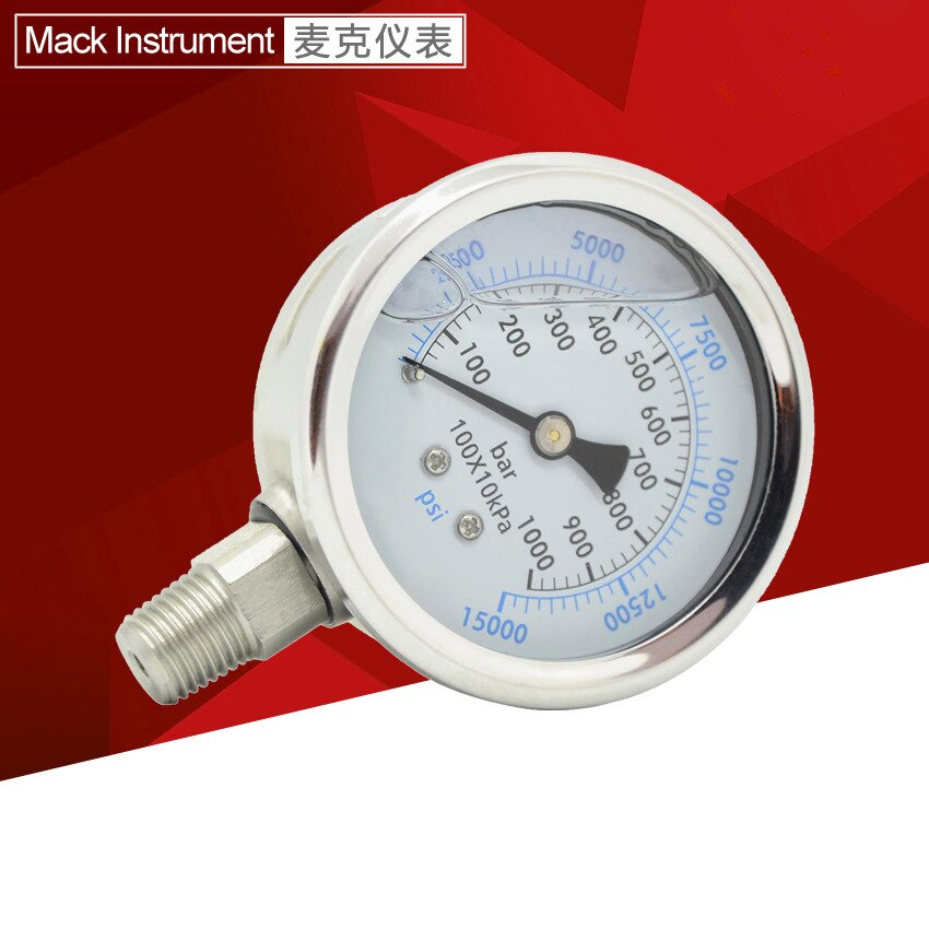 Mike Y series pressure gauge Diaphragm pressure ga... – Grandado