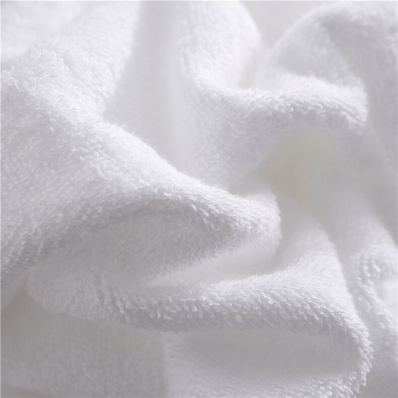Pure White Star Hotel Cotton Towel Soft Comfortabl... – Grandado