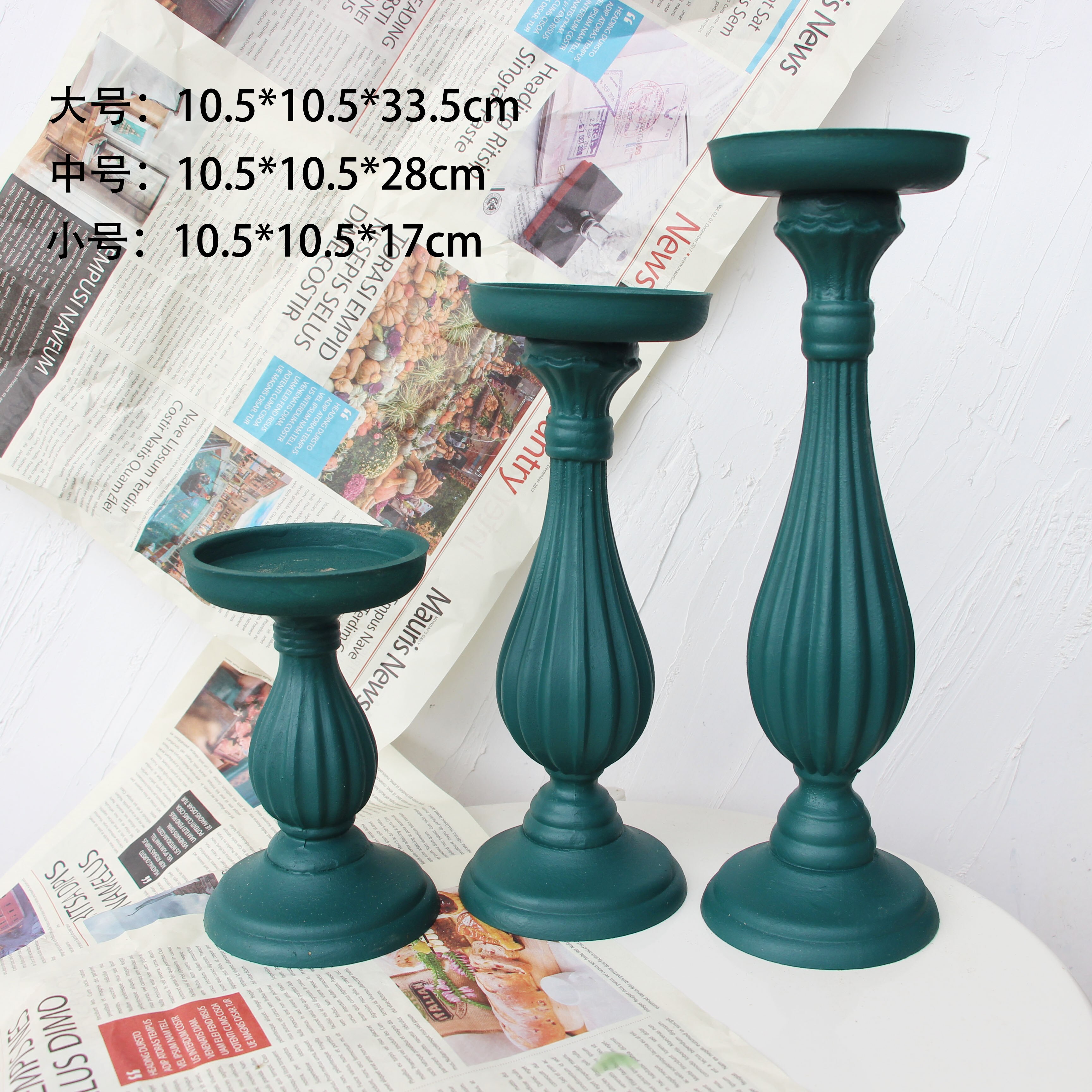 SUPU set Wooden Candelabra Candlestick Candle Hold... – Grandado