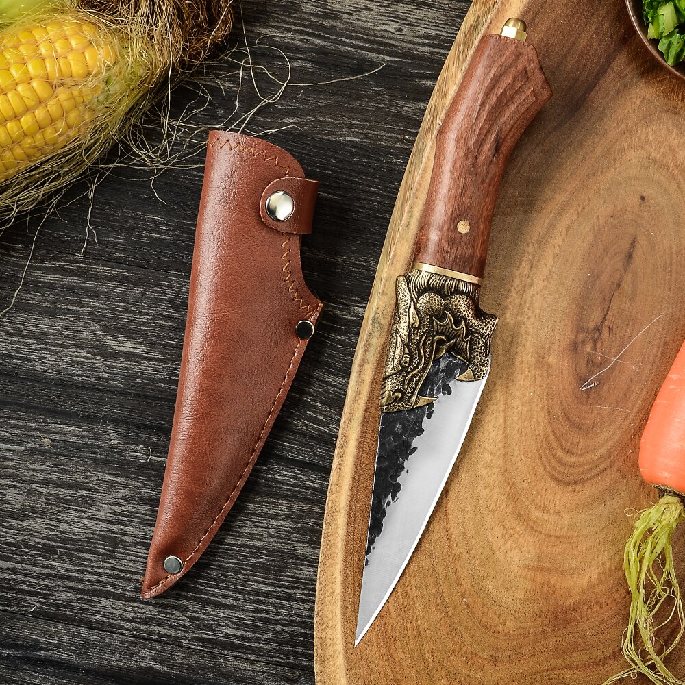 Damask 7Cr17 Molybdenum Vanadium Steel Kitchen Kni... – Grandado