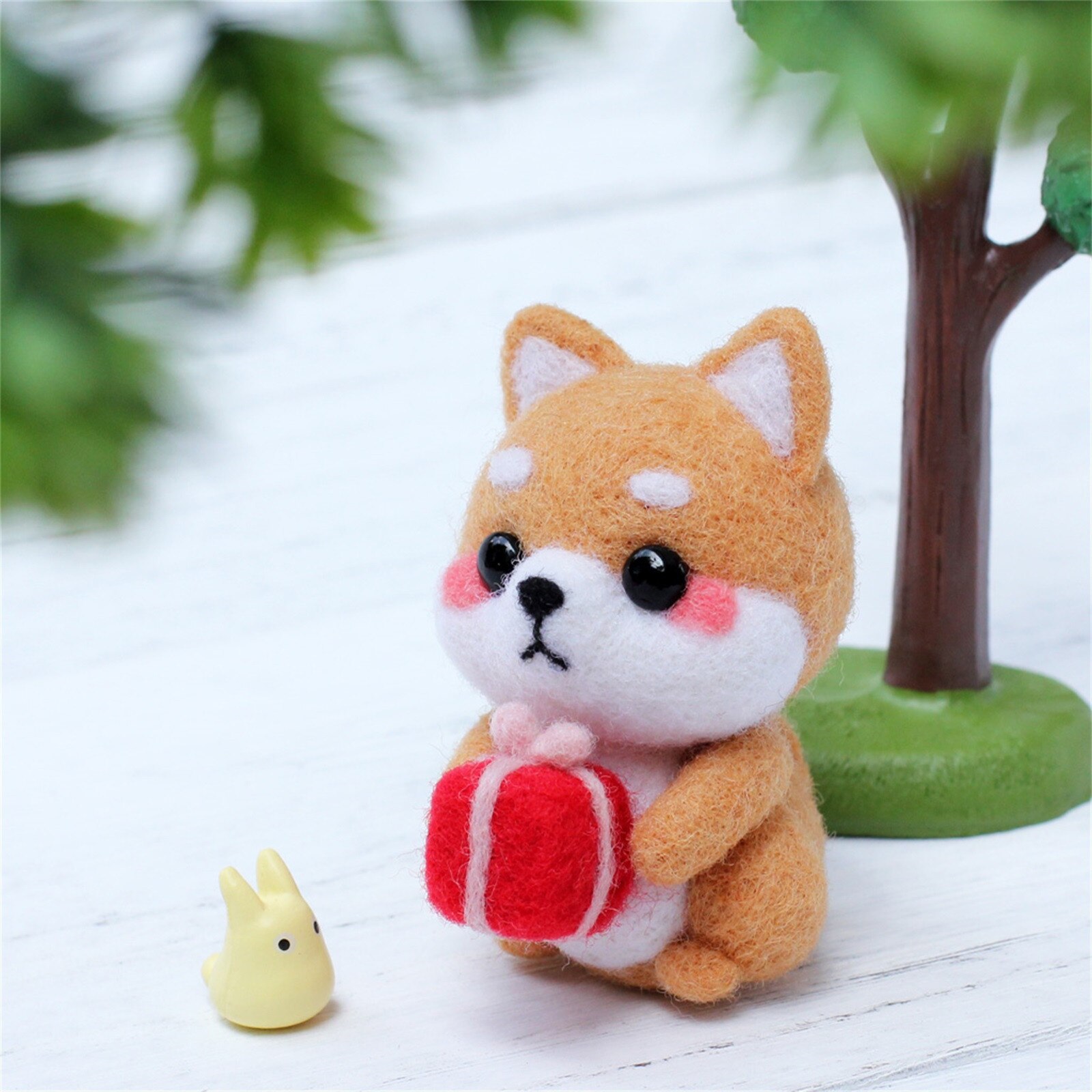 Cute Dog Pattern Handmade DIY Poke Wool Felts Mate... – Vicedeal