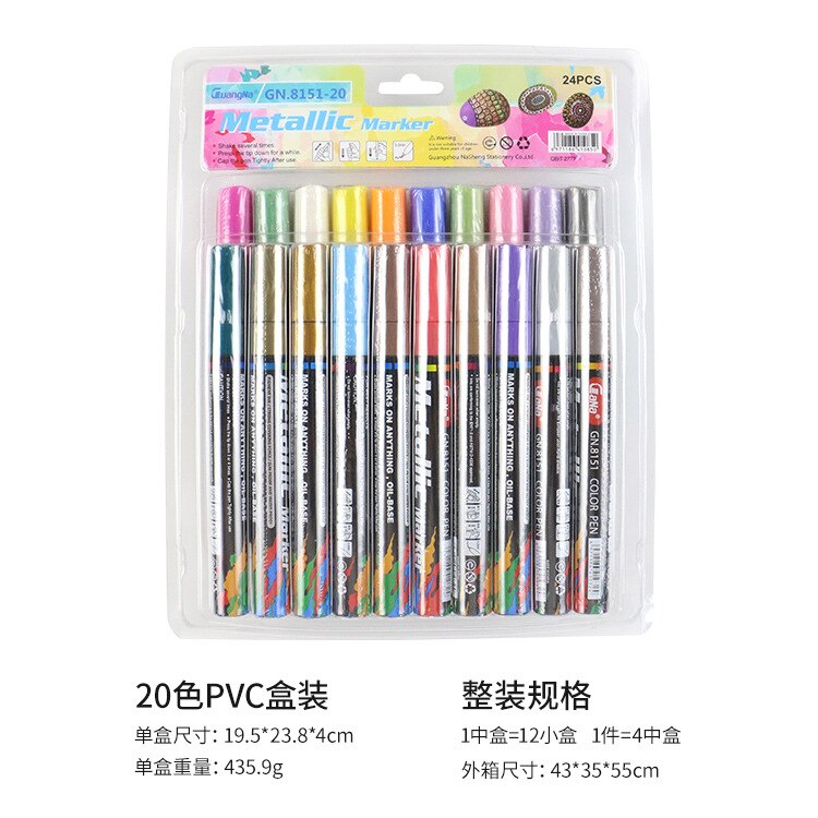 4/8/12/15/20/24Pcs Liquid Ink Paint Marker Set Era... – Vicedeal
