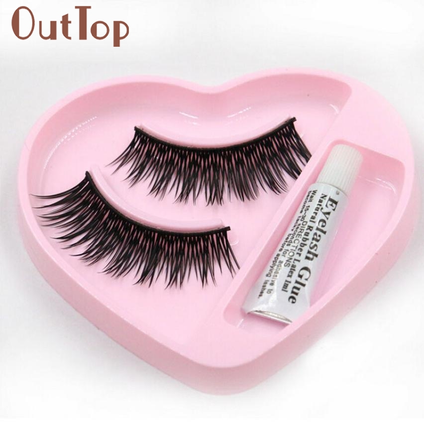 1 pair Natural Long Thick False Eyelashes Charming... – Vicedeal