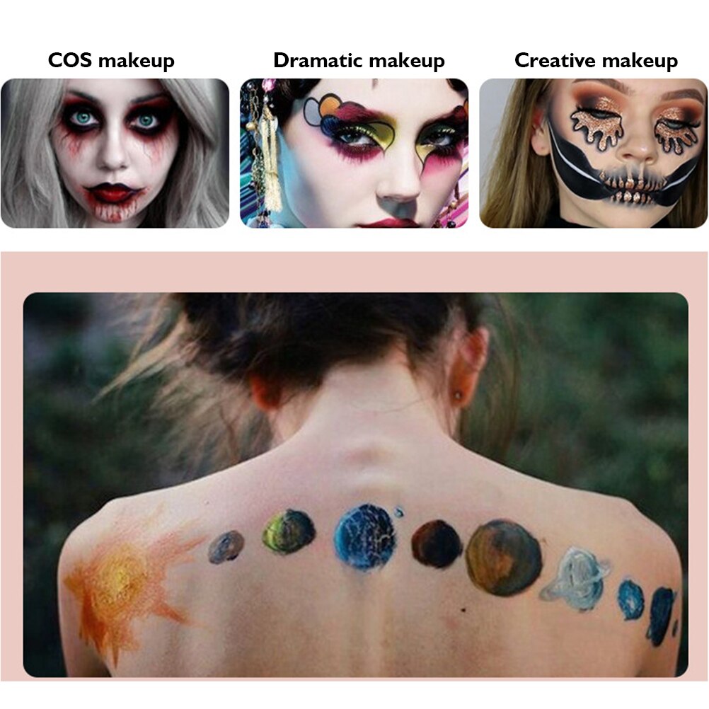 12 Colors Oil Paint Face Body Painting Pigment Art... – Grandado