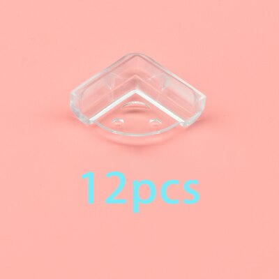 12pcs/lot Rubber Ball Transparent L Shape Baby Saf... – Grandado
