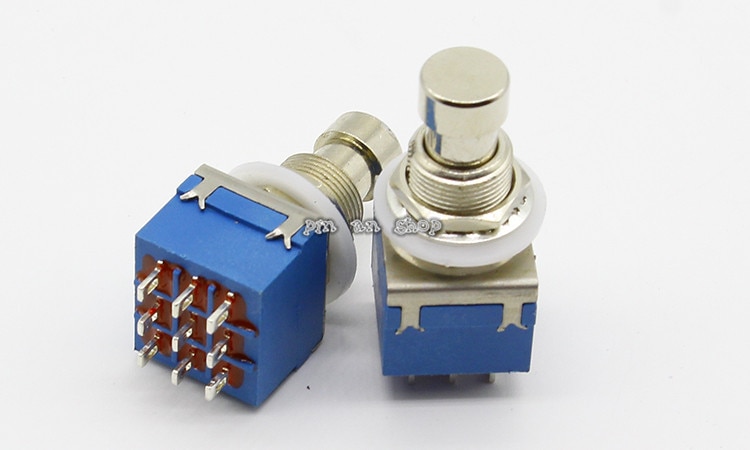 9-pin 3PDT Gitaar Effecten Pedaal Box Stomp Foot M... – Grandado
