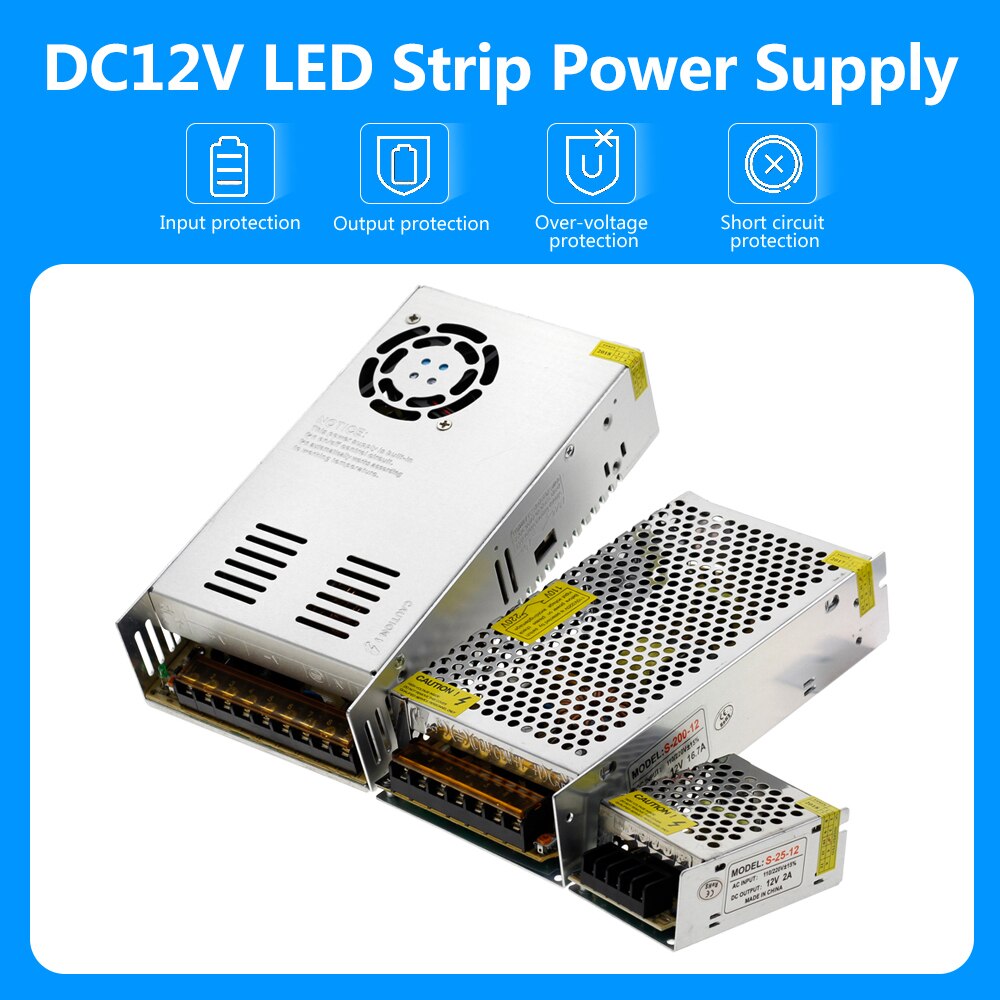 Verlichting Transformator AC110V-220V Naar Dc 12V ... – Vicedeal