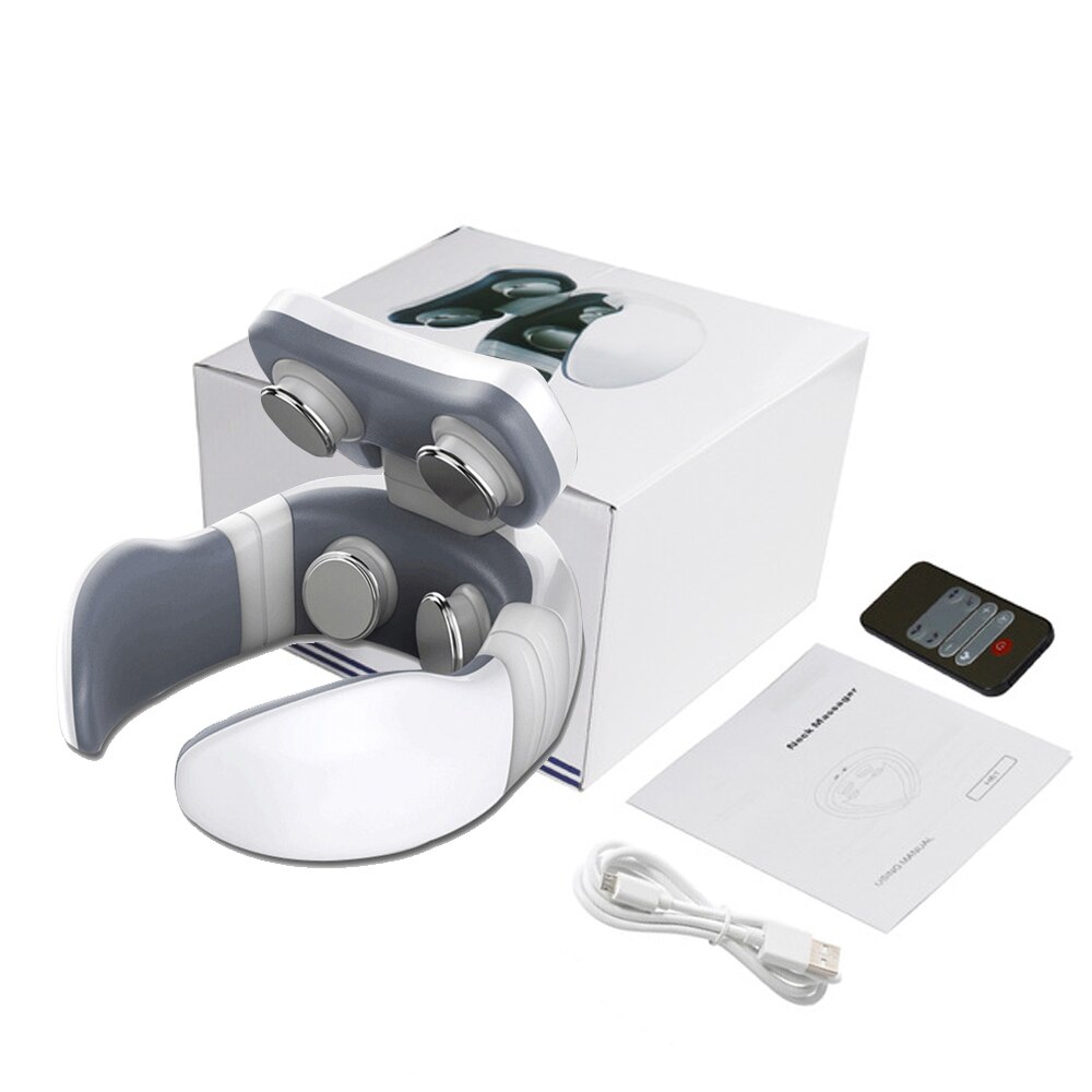 Neck Massager Pulse Heated Smart 4D Electric Magne... – Vicedeal