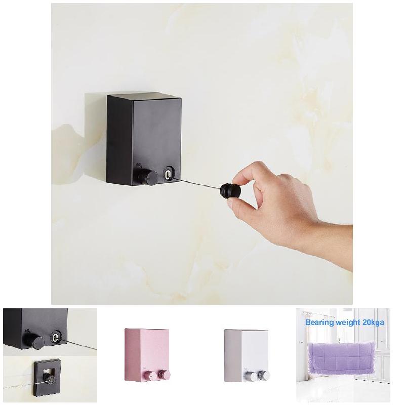 Retractable Indoor Clothes Wall Hanger Magic Dryin... – Grandado