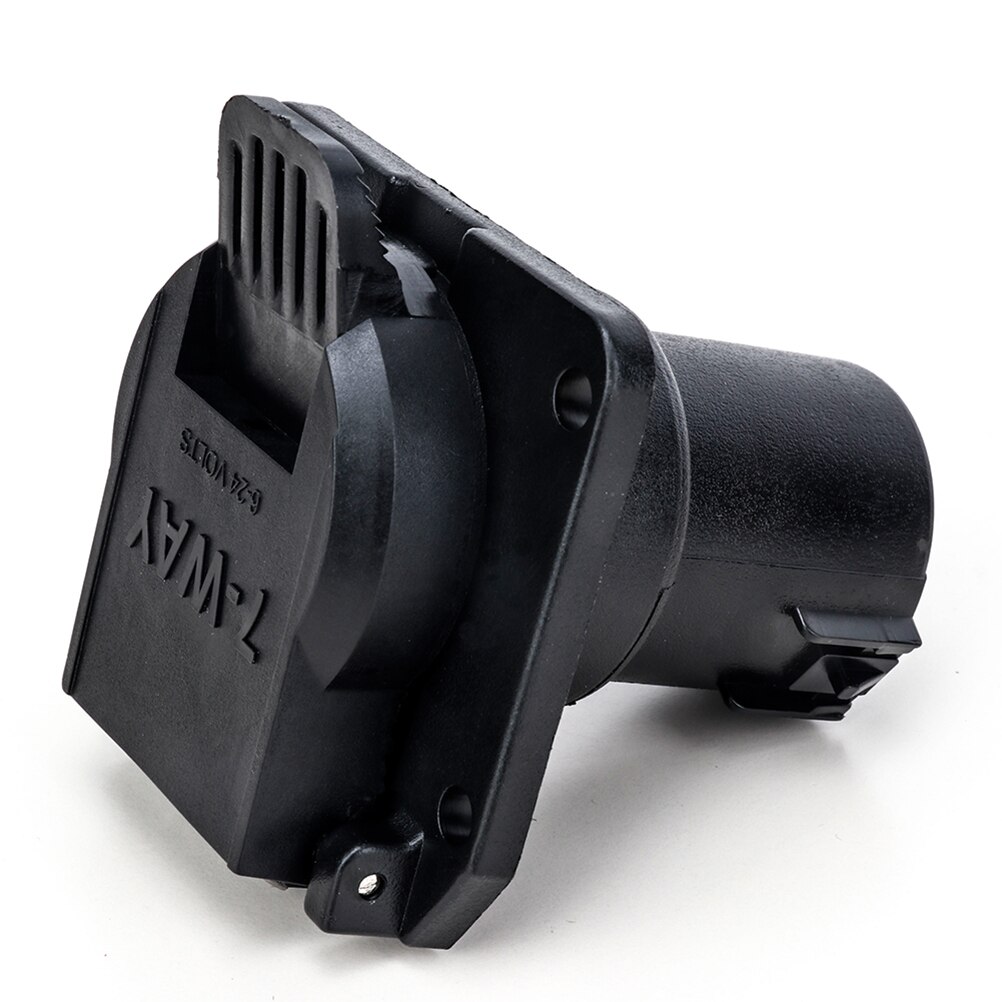 6-24V 7 Pin Oblate Trailer Plug 7 Way Blade Socket... – Vicedeal