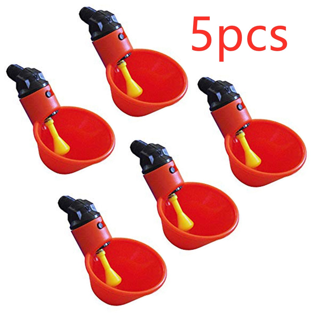 5Pcs Automatische Kip Drinkbeker Schroefdop Drinke... – Grandado