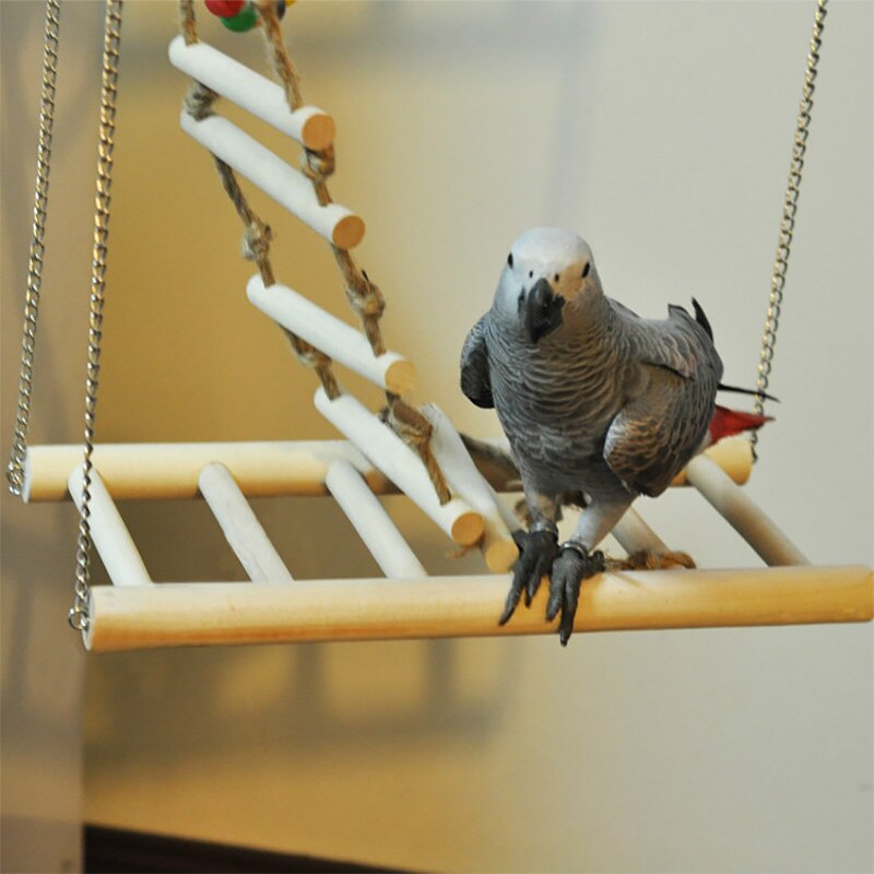 1pcs Wooden Small Parrot Rat Toy Bridge Wooden Lad... – Grandado