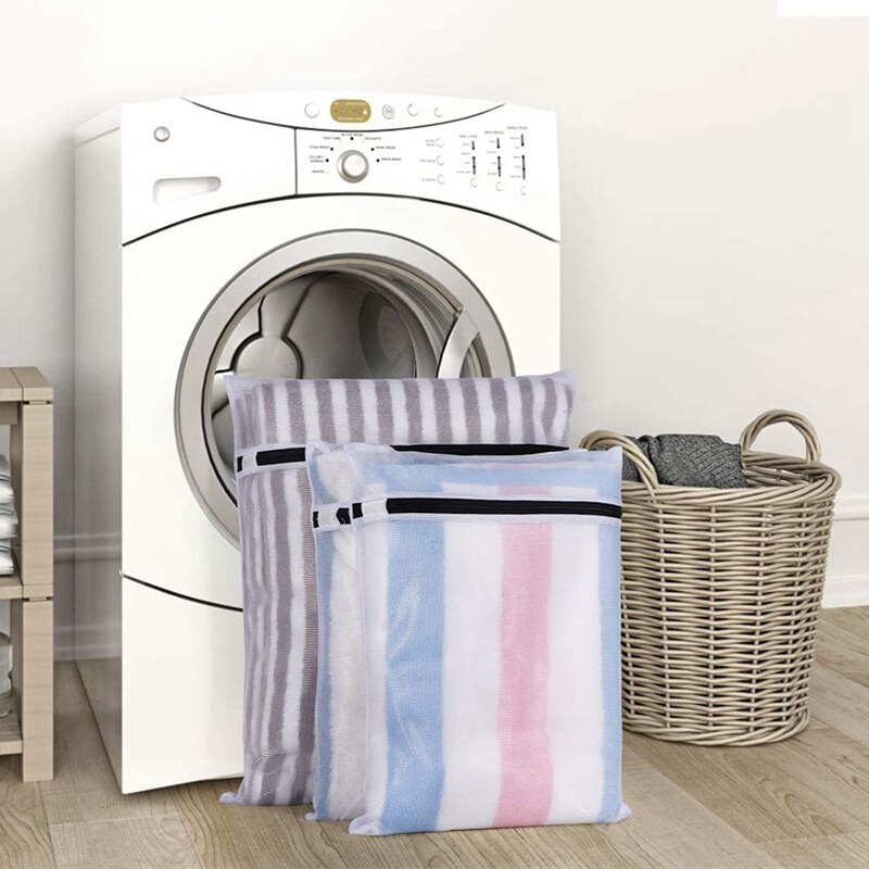 10 Pack Washing Machine Laundry Bags, Zippered Mes... – Grandado