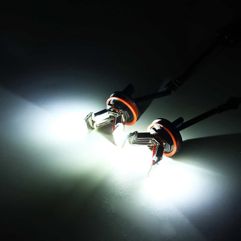 2Pcs Car LED Angel Eye Light 6000K H8 Light Bulb f... – Grandado