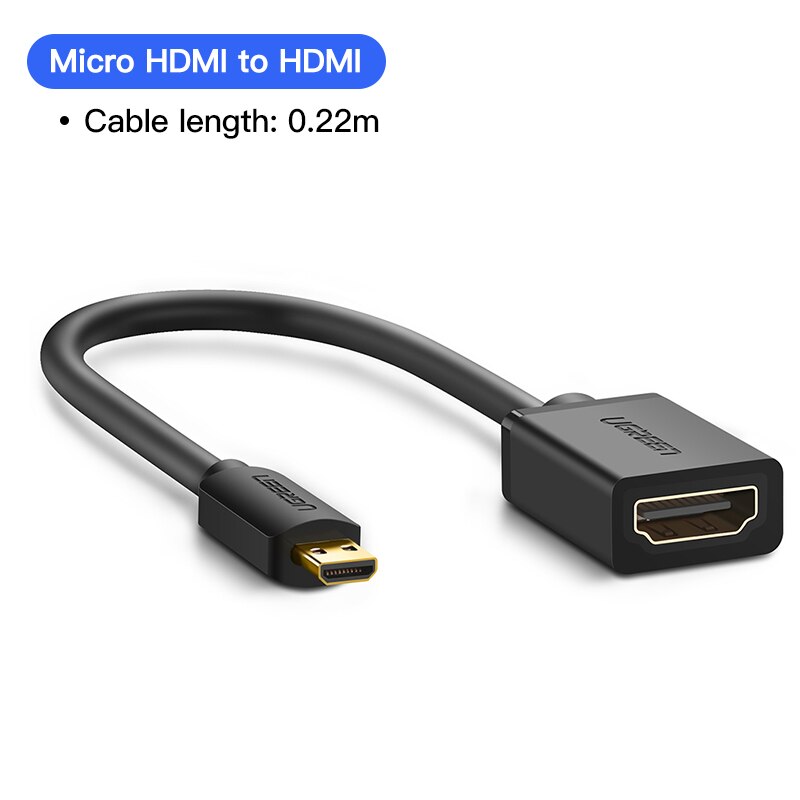 Ugreen Micro HDMI Adapter HD 4K 3D Male to Female ... – Grandado