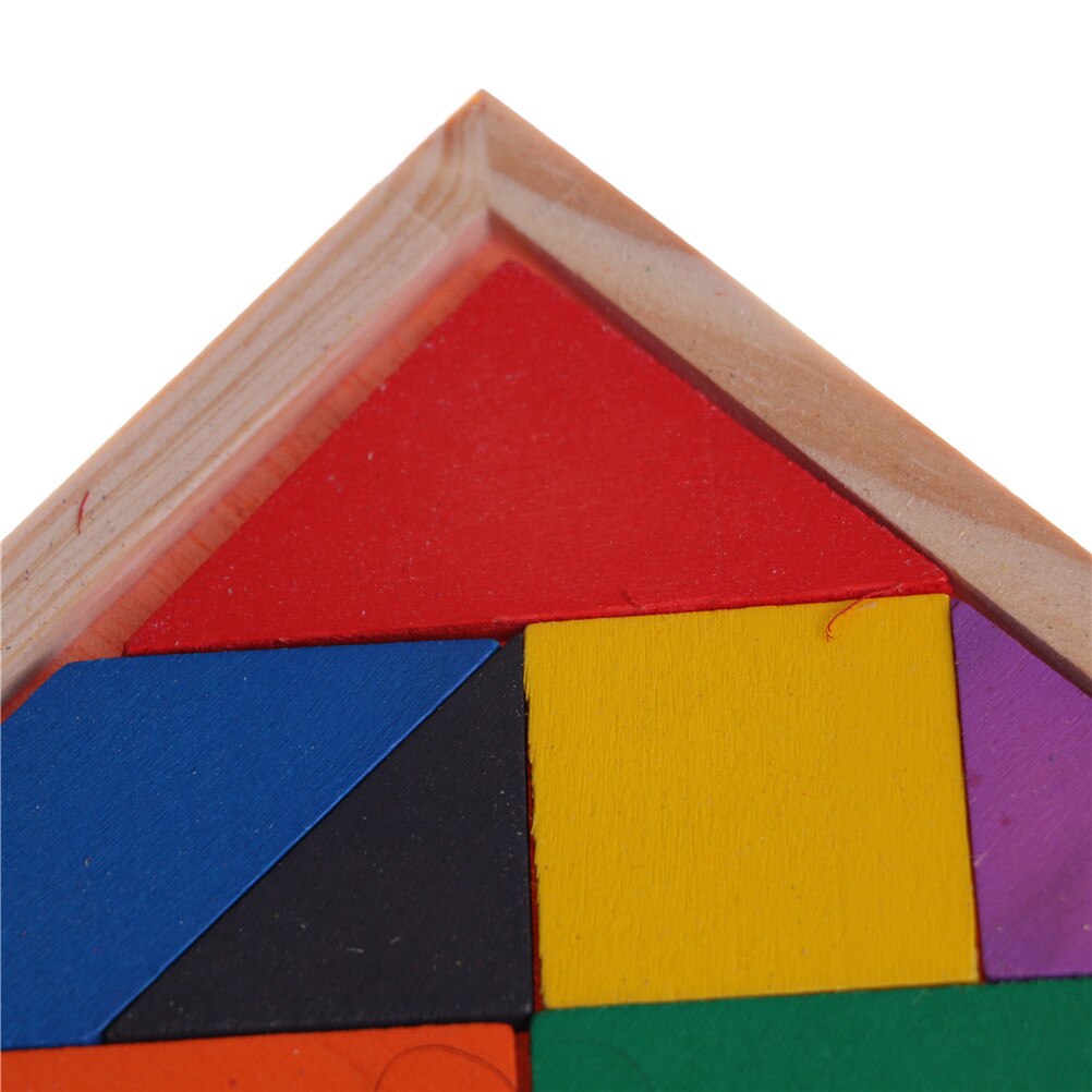 Colorful Square IQ Tetris Game Funny Wooden Tangra... – Grandado