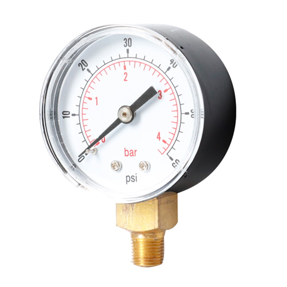 Radiale Manometer 1/8 "BSP Draad 0-60psi 0-4bar Di... – Grandado