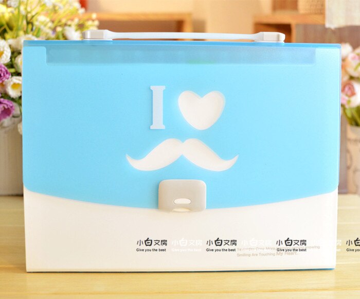 Fresh Color Organ File Folder Cute A4 Durable Kit ... – Grandado
