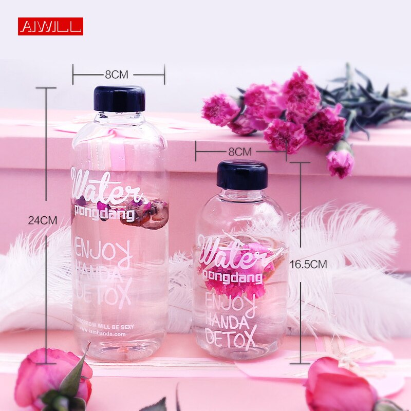 1000ml 600ml Glas Water Flessen Meisje Studenten s... – Vicedeal