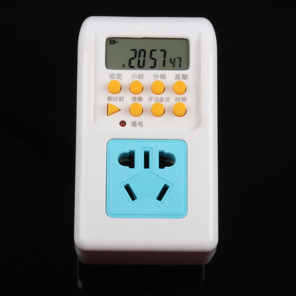 Socket type timer socket timer switch 220V 10A Rem... – Vicedeal