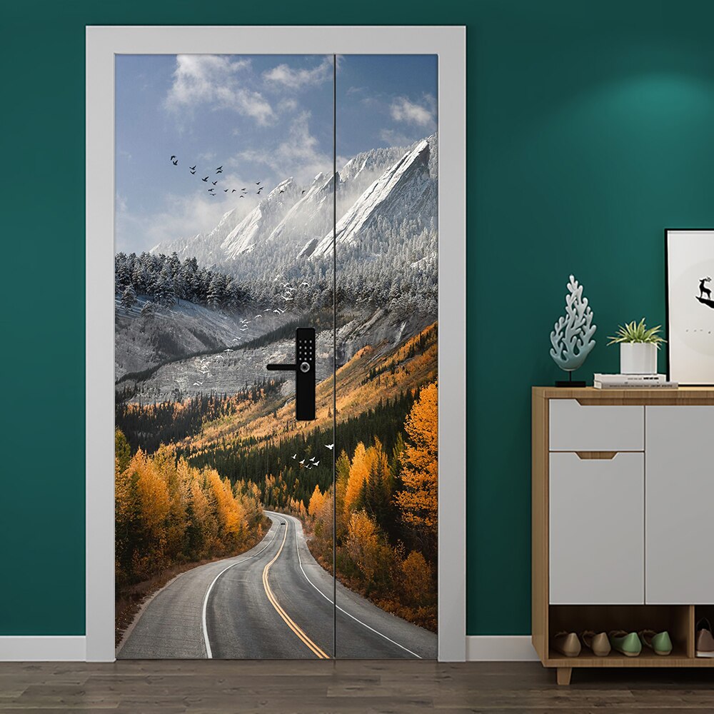 Australia Forest Road Scenery Wall Stickers Home D... – Grandado