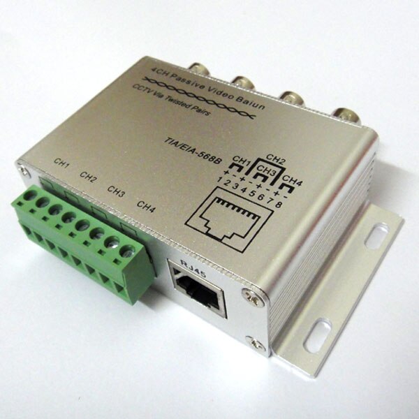 UTP 4CH kanaal Passieve Video Balun BNC CCTV Trans... – Grandado