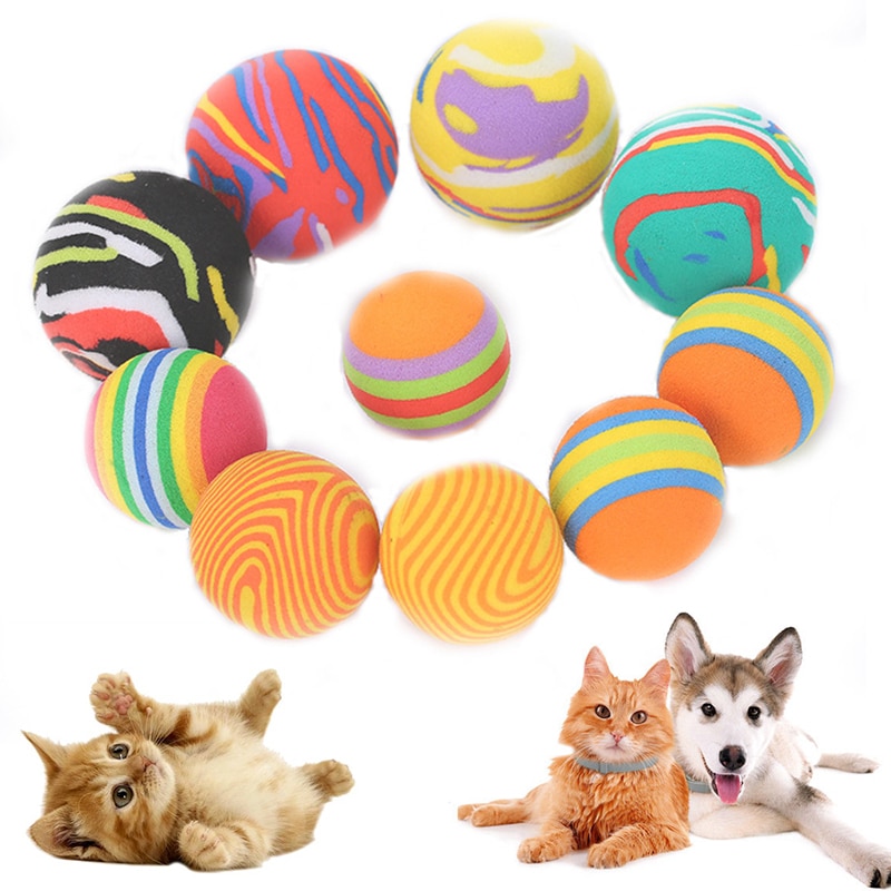 1pcs Pet Dog Toys Cat Self-excited Toy Plastic Bal... – Grandado