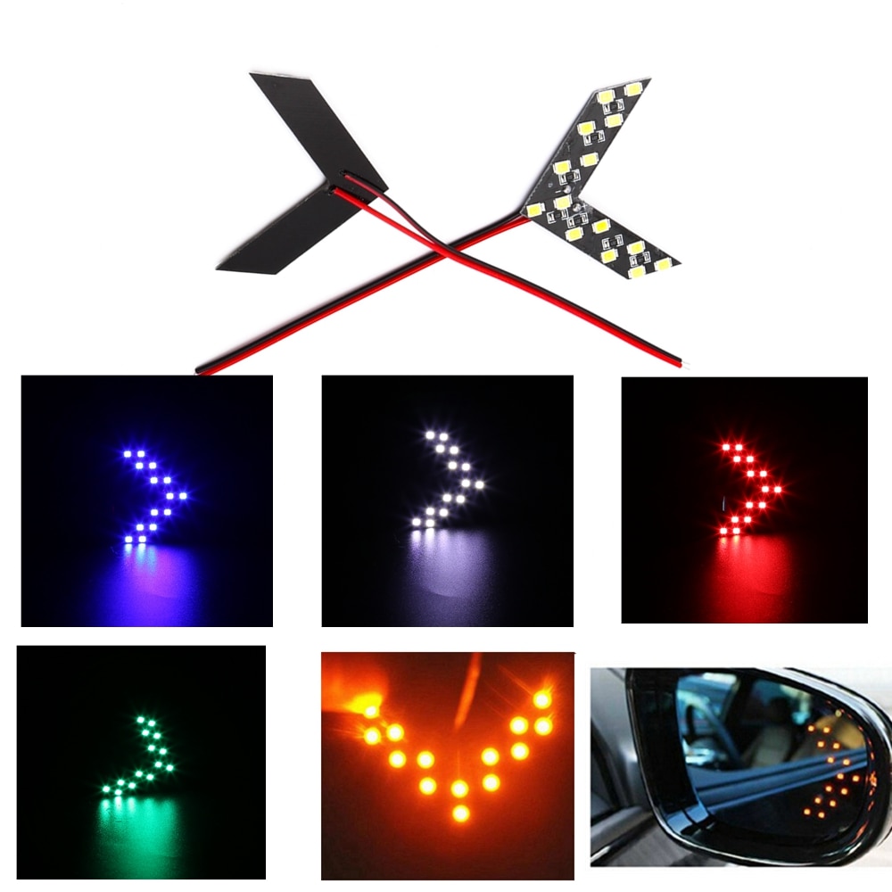 Universele Auto Signaal Lamp Spiegel Lampen 2 stuk... – Vicedeal
