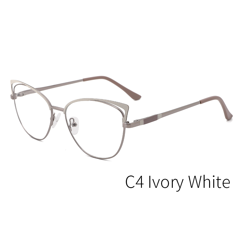 KANSEPT Women Metal Glasses Frame Optical Myopia C... – Grandado