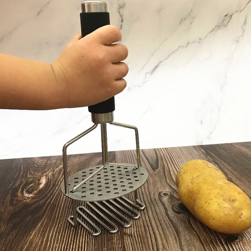 Nyligen rostfritt stål potatismaskare med handtag ... – Grandado