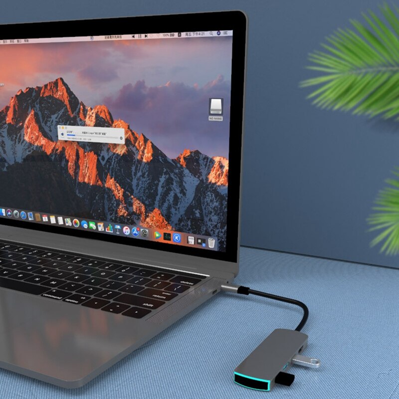 8In1 Docking Station 8-Terminal HUb Type-C to USb3... – Grandado