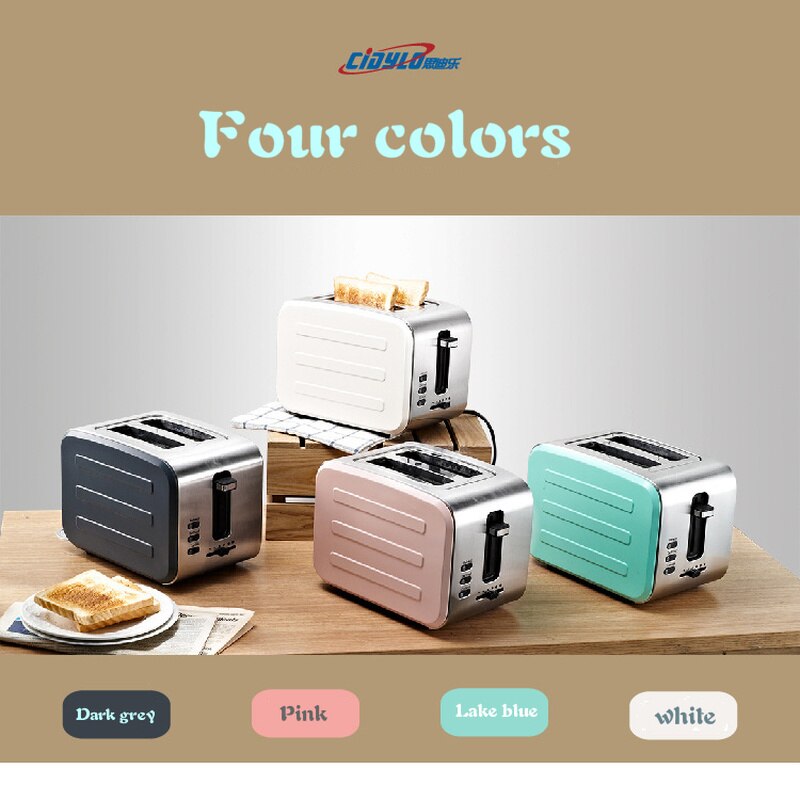 Cidylo Toaster Oven 900W 2 Slice Bread Toaster Sta... – Grandado