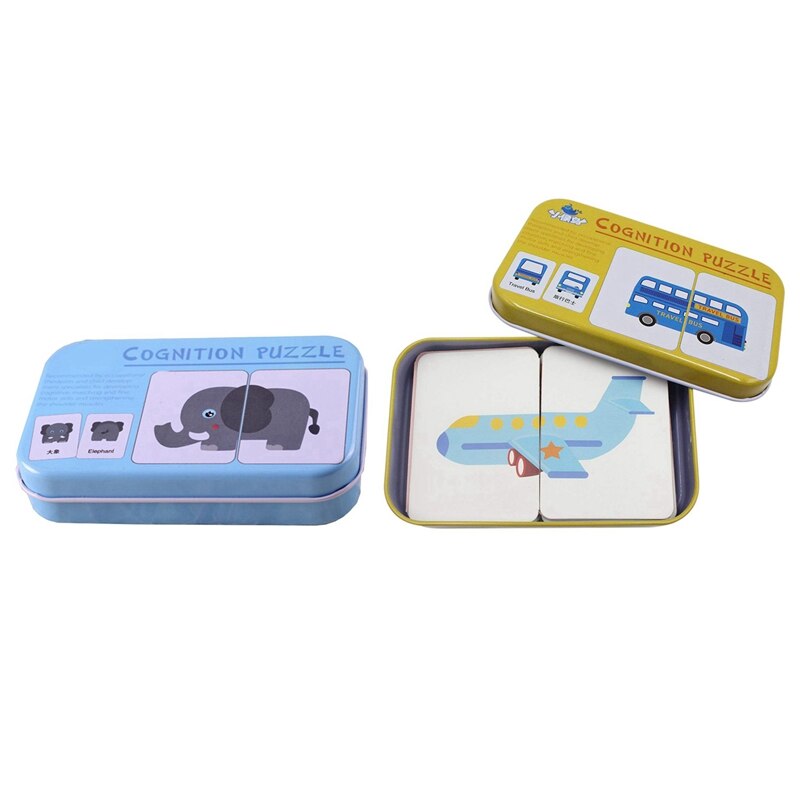 2 Set Of Learning Toys Puzzle Cards : 1 Set Anti-T... – Grandado