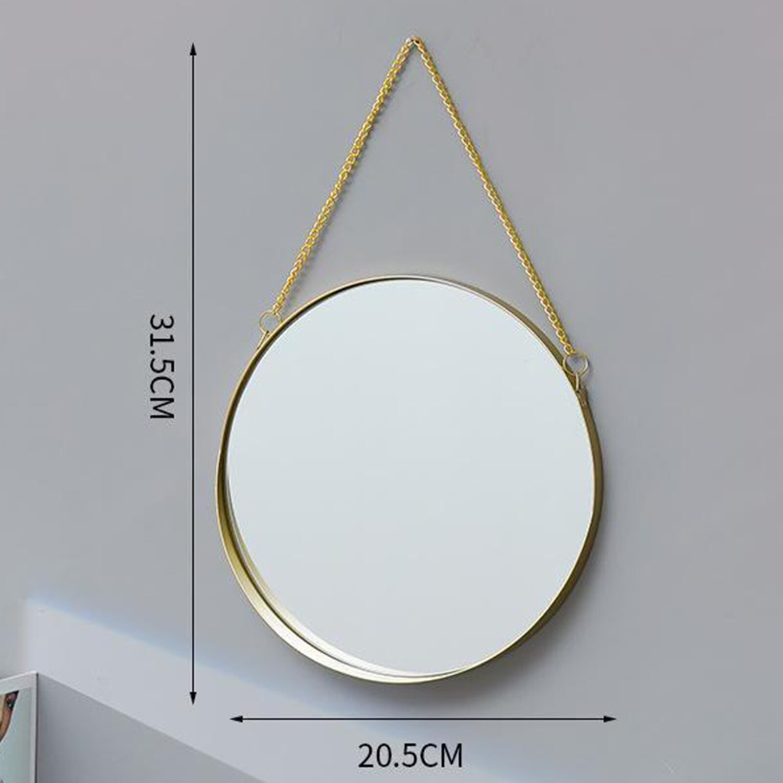 Decorative Hanging Wall Mirror Small Vintage Mirro... – Vicedeal