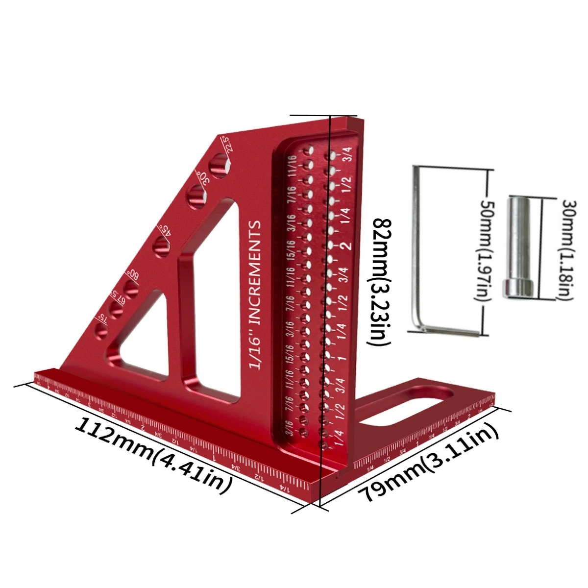 3D Multi-Angle Measuring Ruler - Precision Woodwor... – Grandado