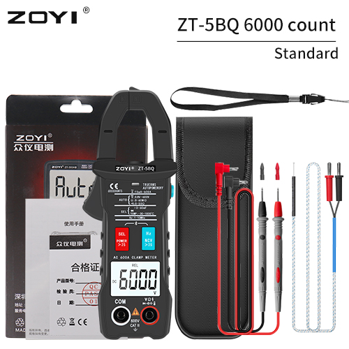 Zoyi ZT-5BQ Digitale Bluetooth Multimeter Stroomta... – Vicedeal