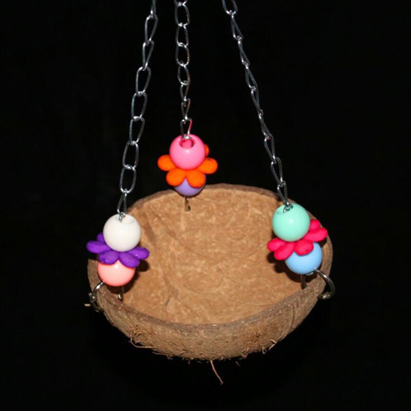 Vogel Papegaai Kokosnoot Swing Nesten Draad Kooi O... – Vicedeal